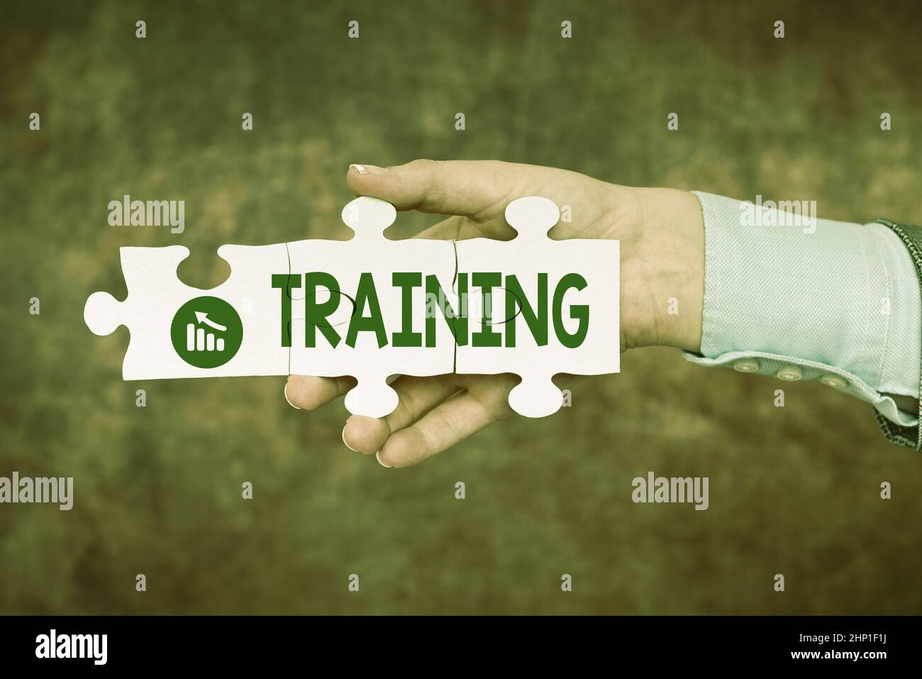 Sign displaying Training, Business concept action of teaching person ...