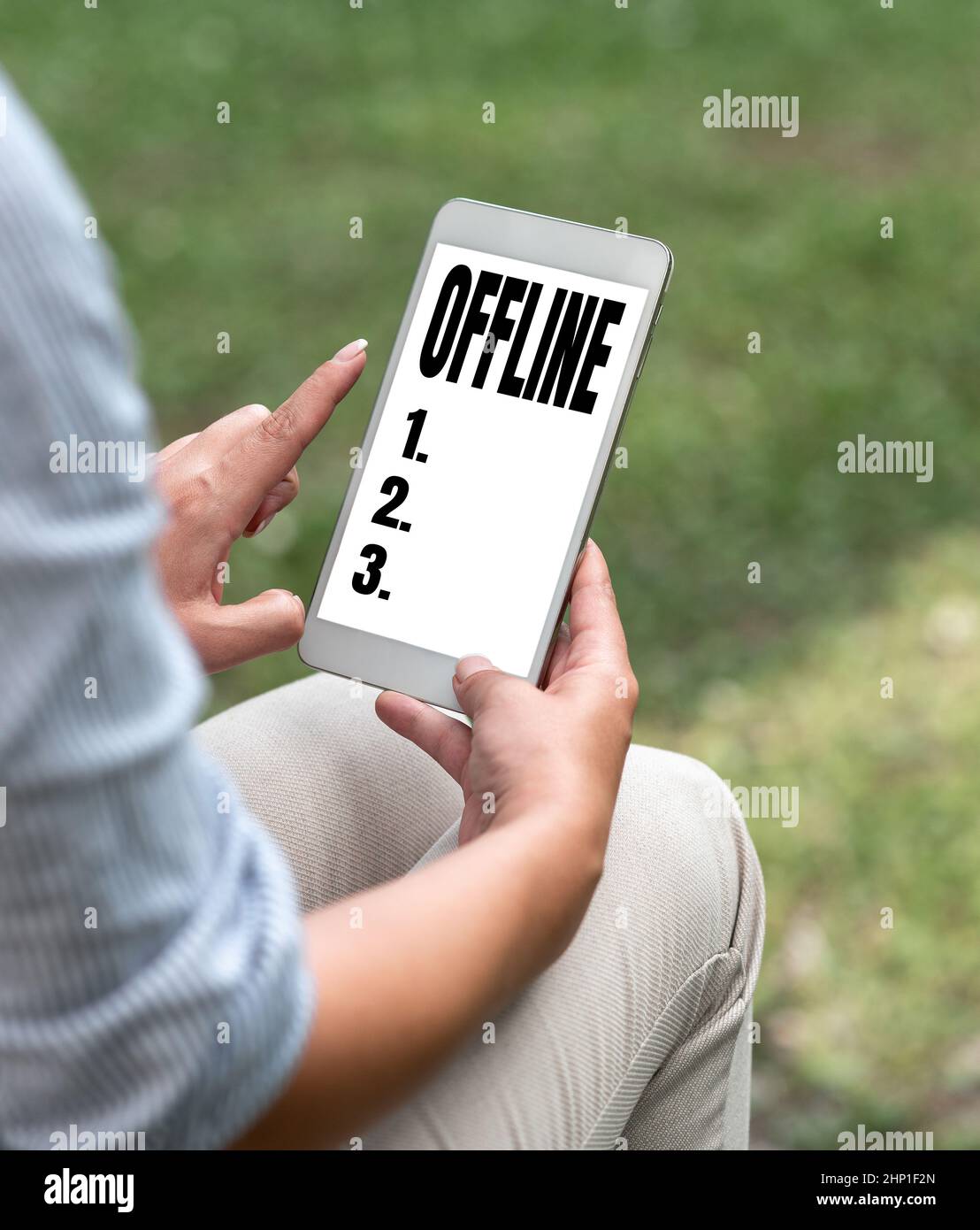 Conceptual display Offline, Internet Concept Not having directly ...