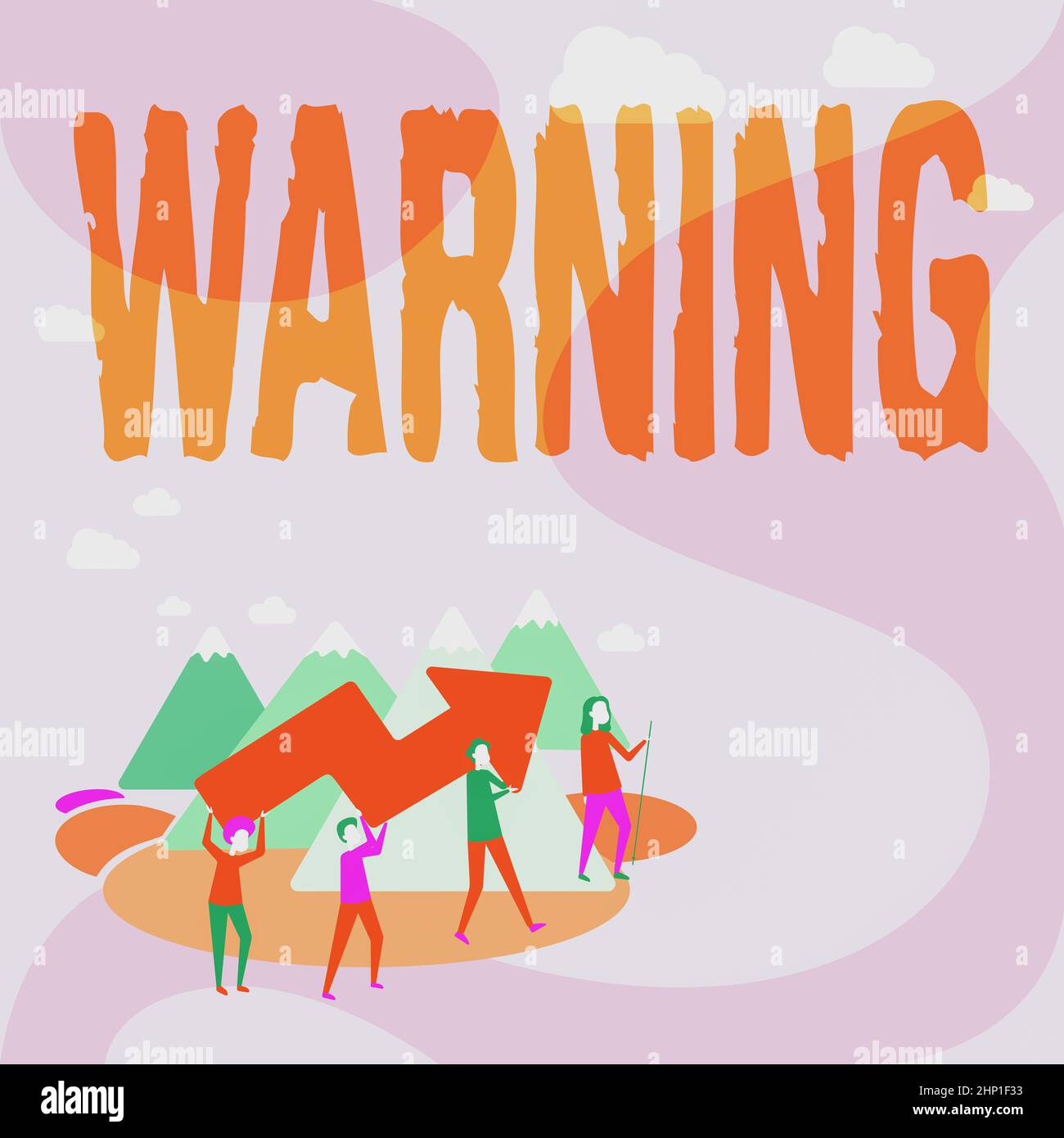 Writing displaying text Warning, Business concept Advice Sign for ...