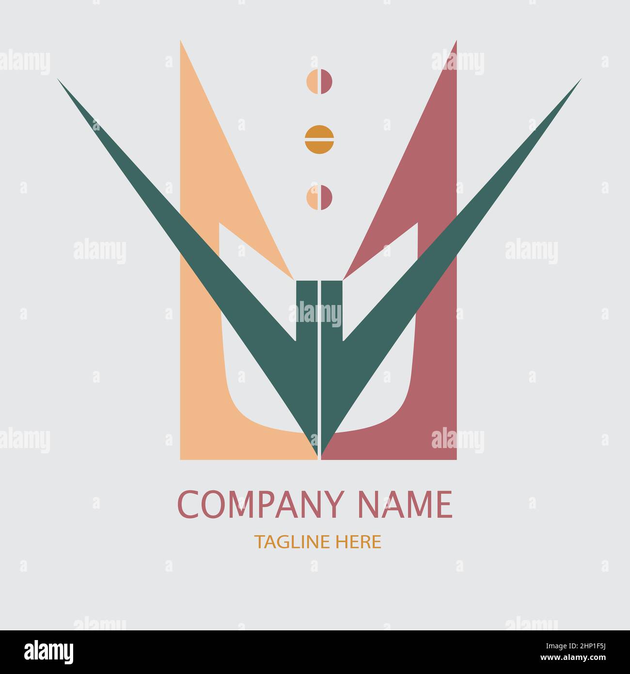 Strength and powerful minimal business logo vector Stock Vector Image ...