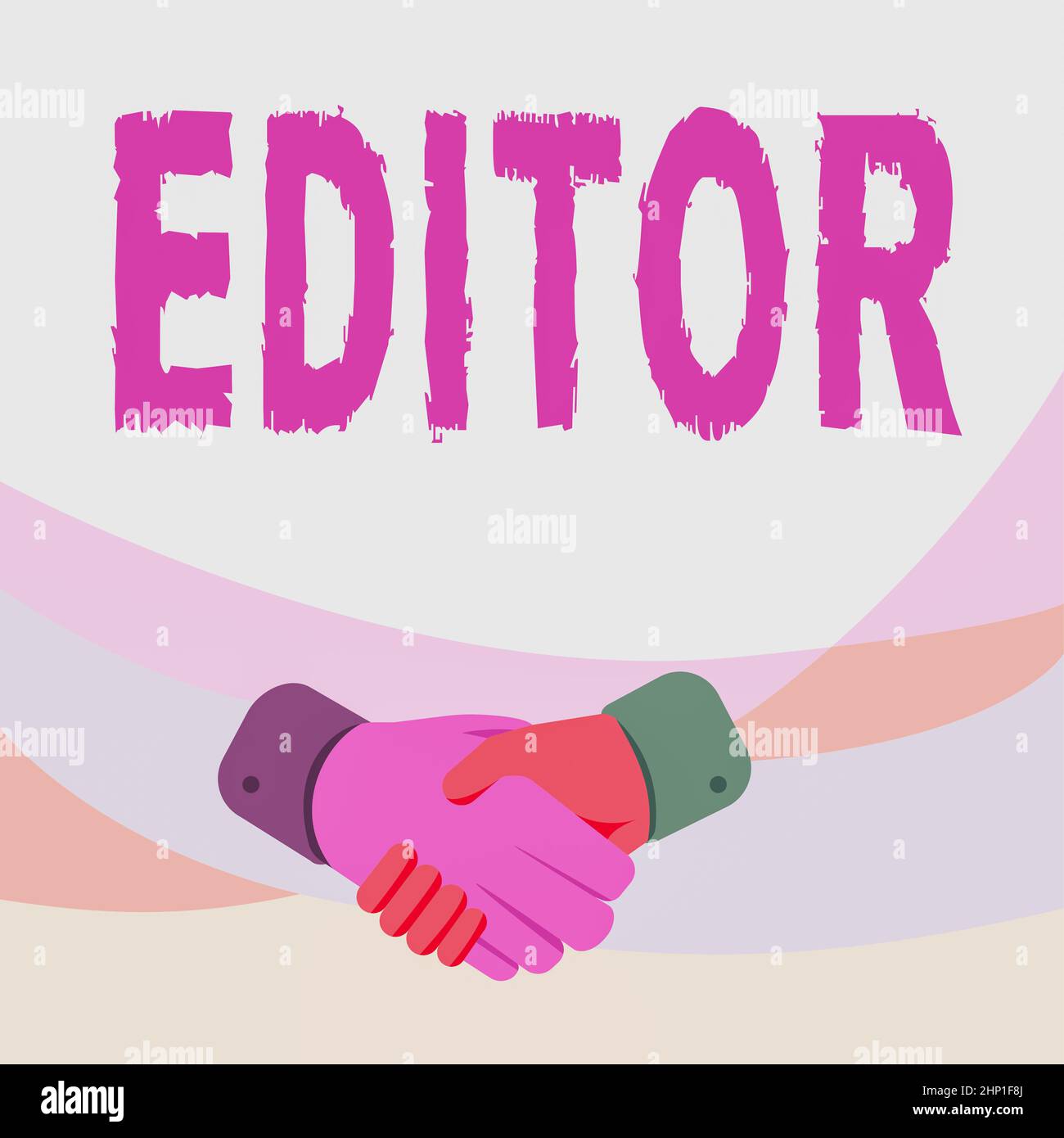 Text caption presenting Editor, Internet Concept person who is in ...