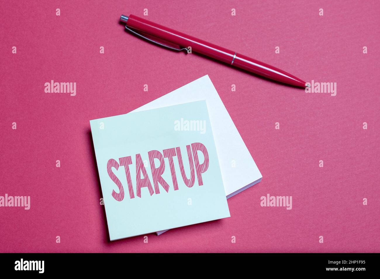 Conceptual display Startup, Business idea the action of setting ...