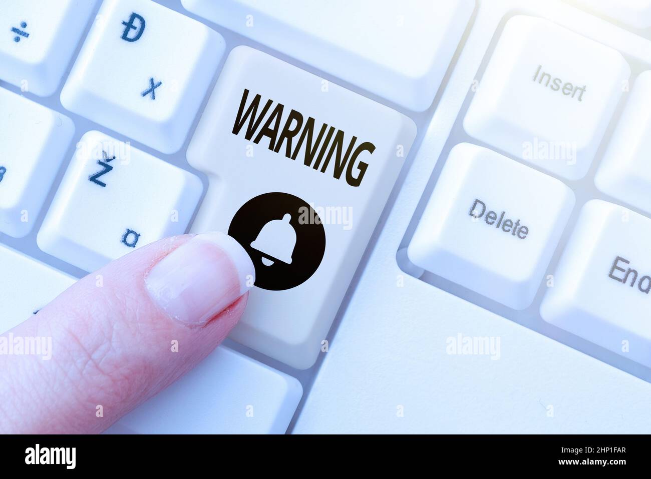 Handwriting text Warning, Business overview Advice Sign for possible ...