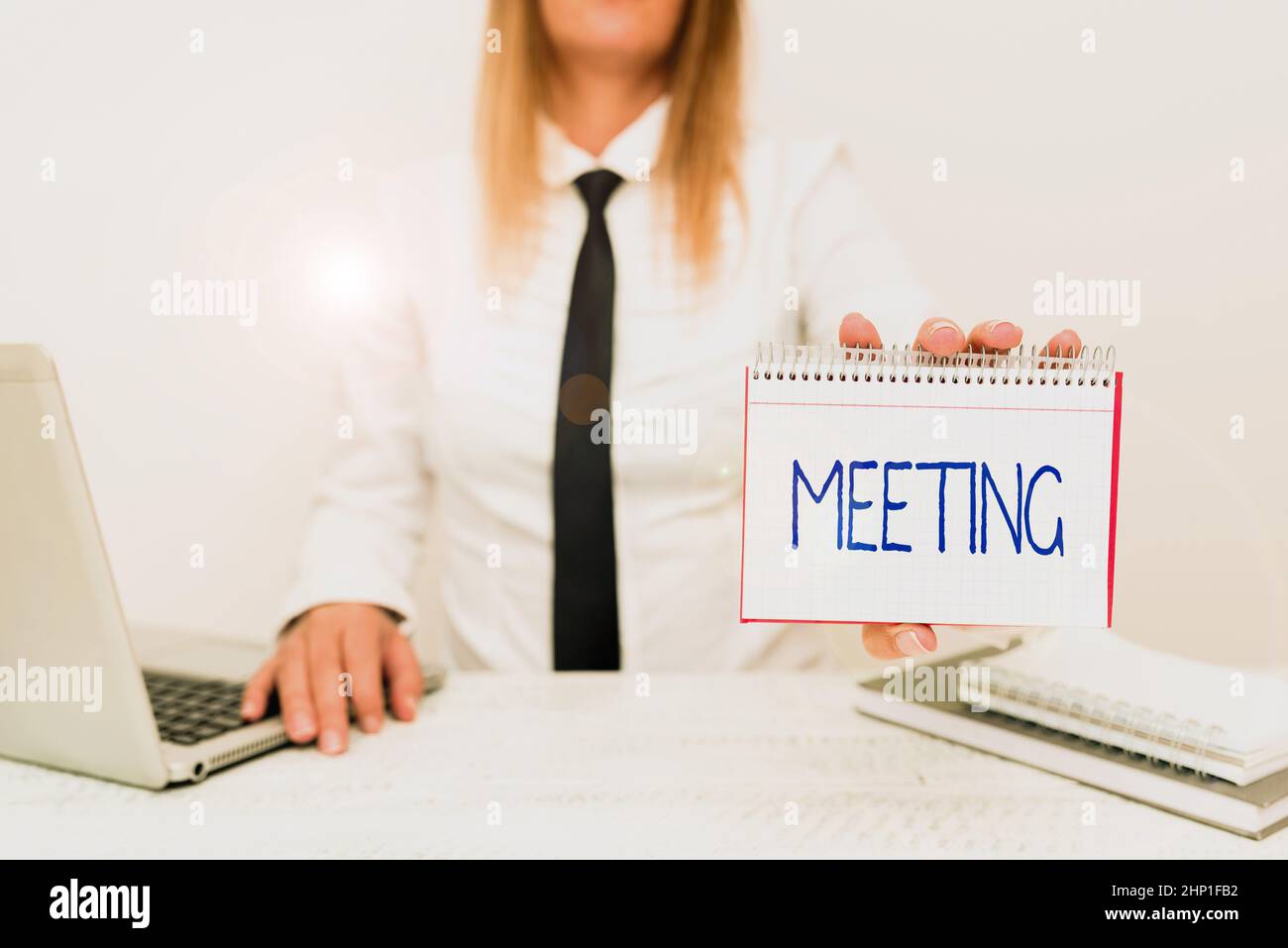 Text showing inspiration Meeting, Business overview assembly of showing ...