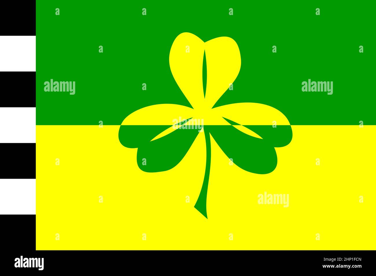 Top view of flag Noordenveld, Netherlands. Dutch patriot and travel ...