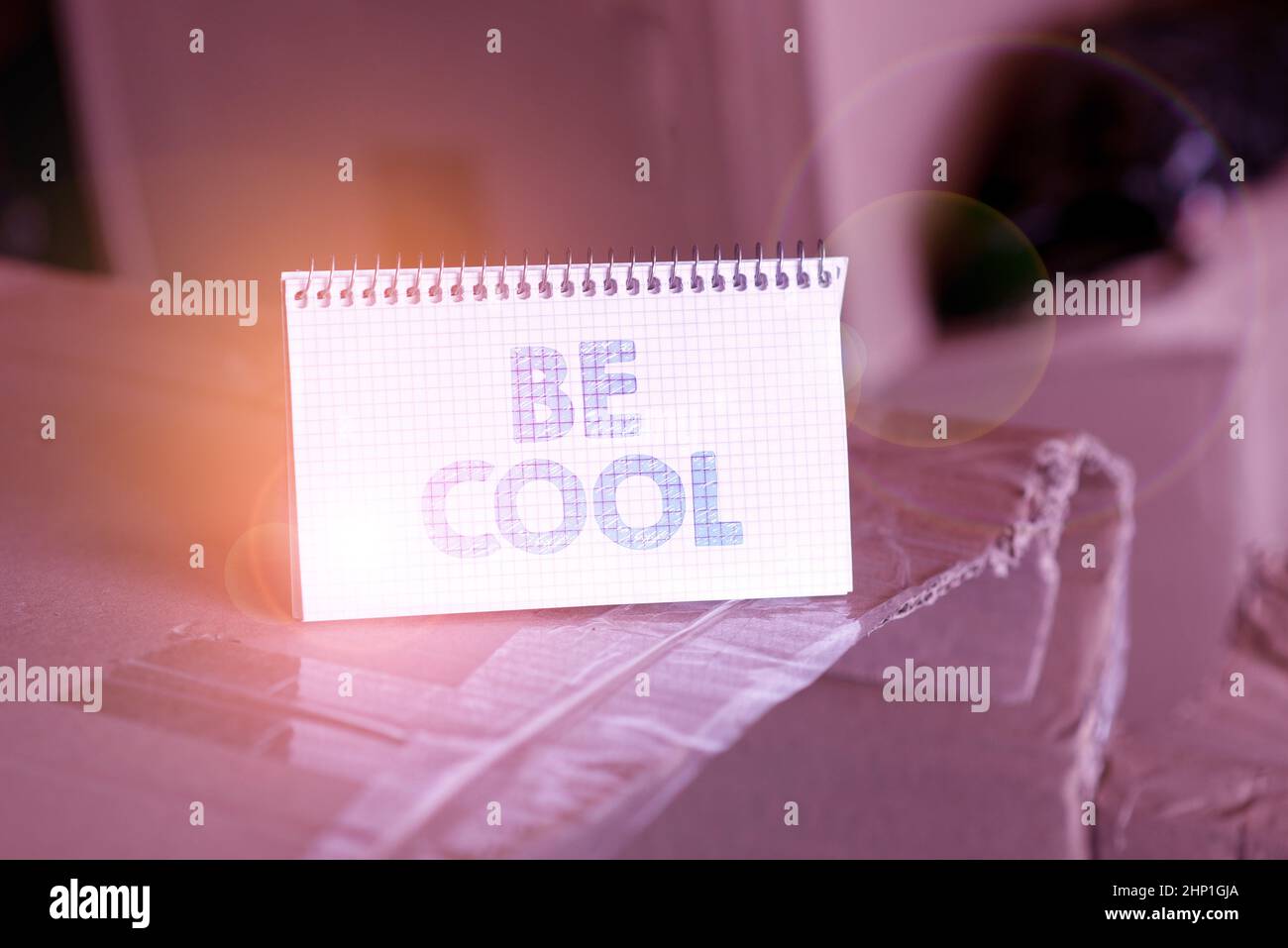 Hand writing sign Be Cool, Conceptual photo Have a good attitude be ...