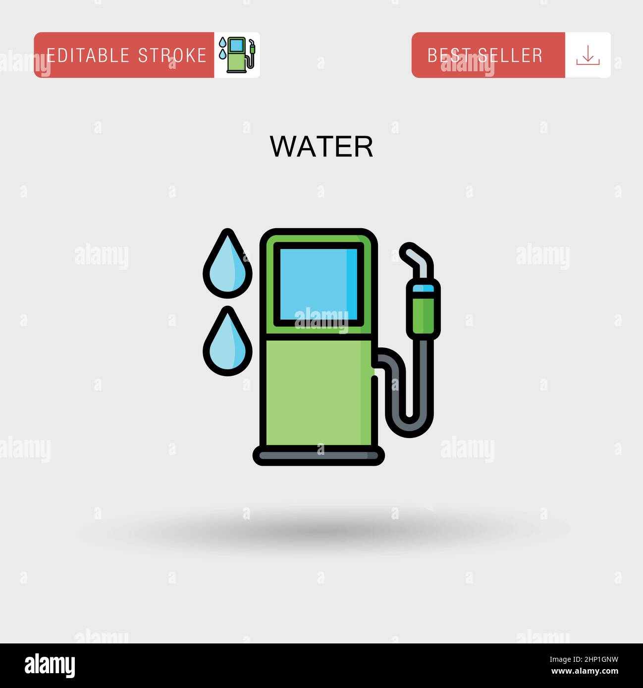 Water Simple vector icon Stock Vector Image & Art - Alamy