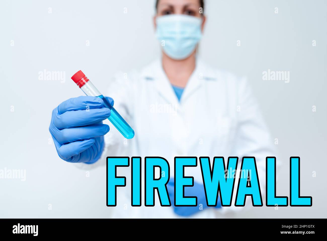Handwriting Text Firewall Word Written On Protect Network Or System From Unauthorized Access