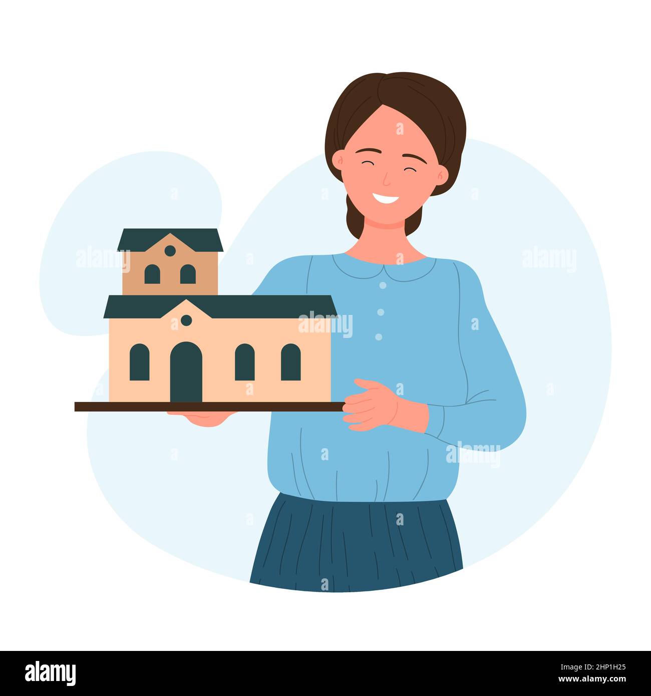 Female architect modeling Stock Vector Images - Alamy