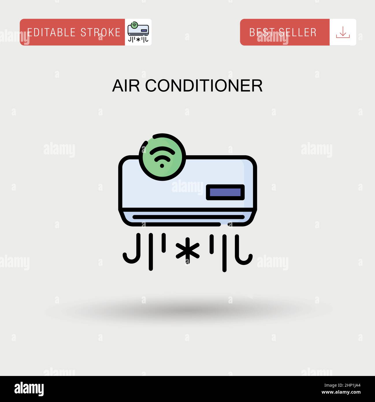 Air conditioner Stock Vector Images - Alamy