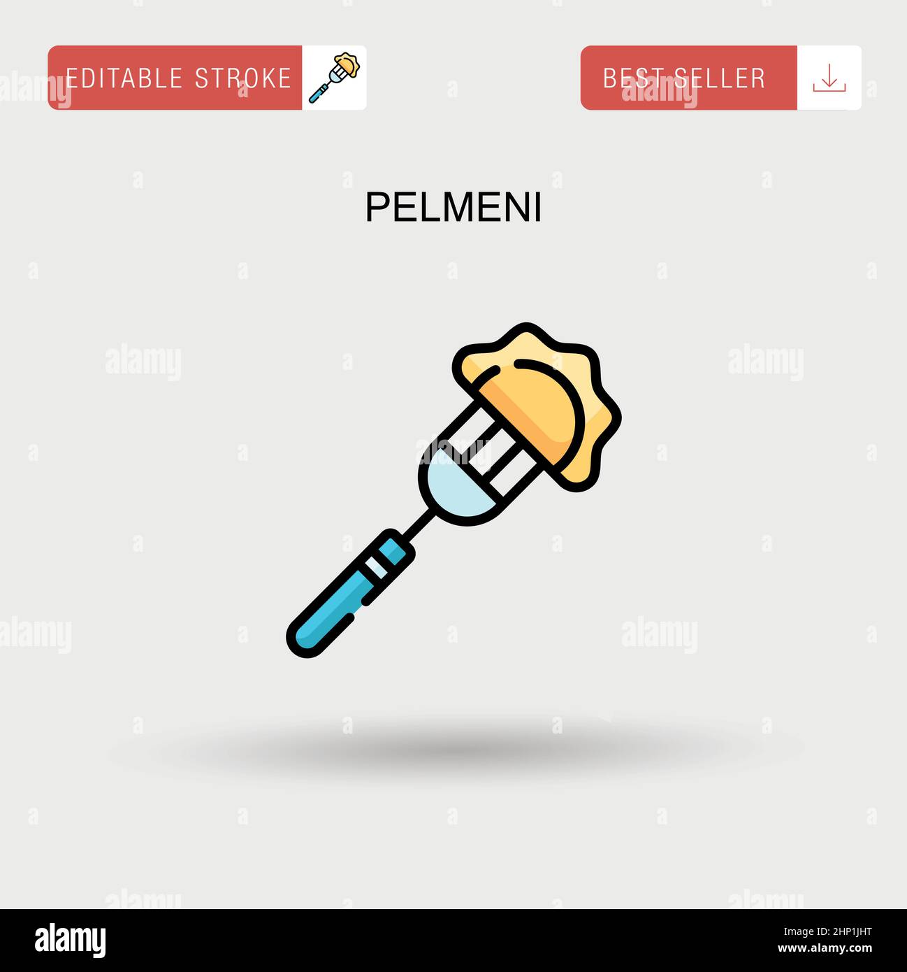 Russian dumplings pelmeni stuffed Stock Vector Images - Alamy