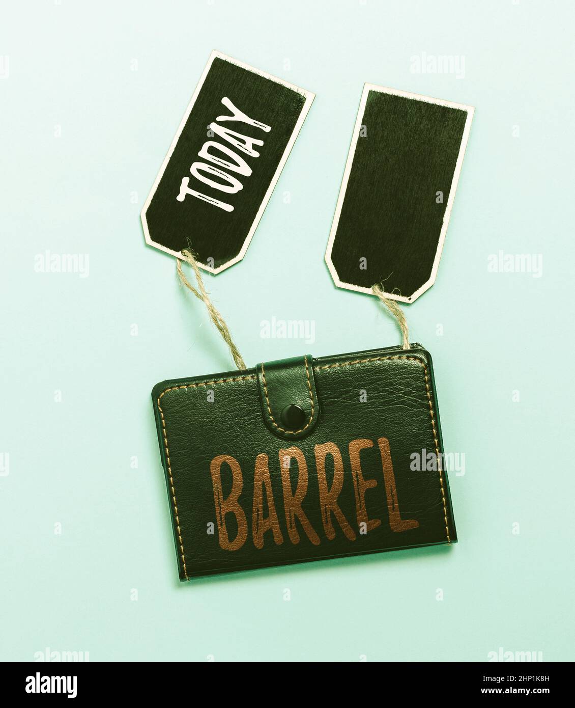 Conceptual caption Barrel, Business approach cylindrical container ...