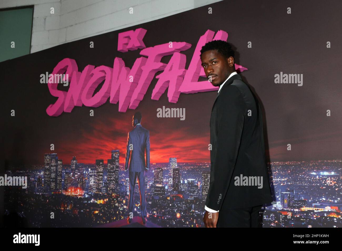 LOS ANGELES - FEB 17: Damson Idris at the Snowfall Season 5 Premiere at ...