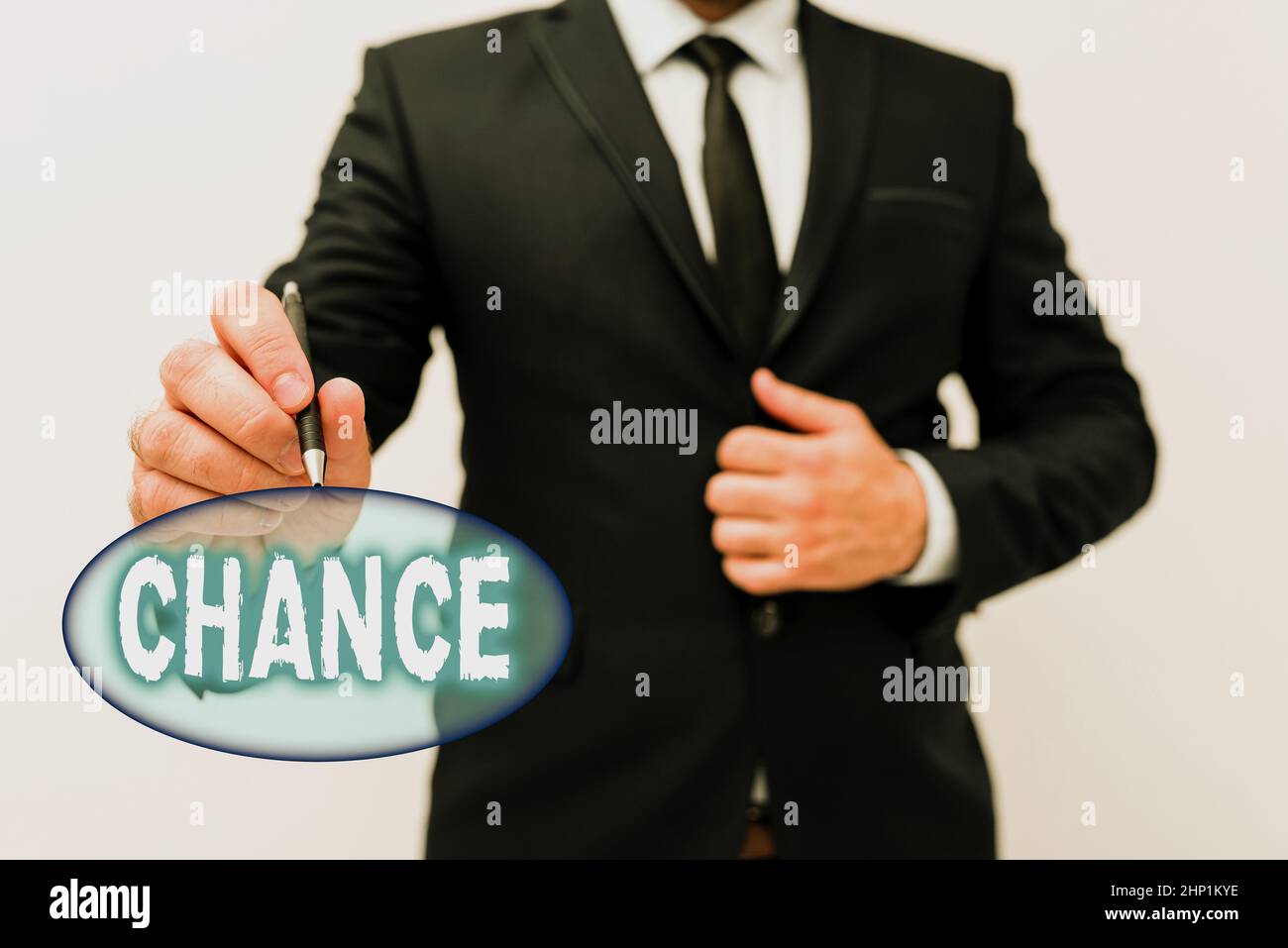 Sign displaying Chance, Internet Concept another opportunity to achieve ...