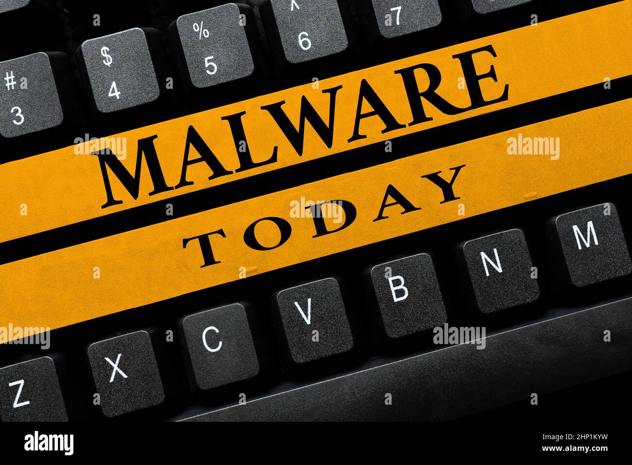 Text caption presenting Malware, Conceptual photo malicious software or ...