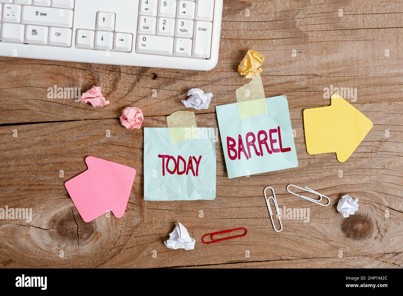 Hand writing sign Barrel, Internet Concept cylindrical container ...