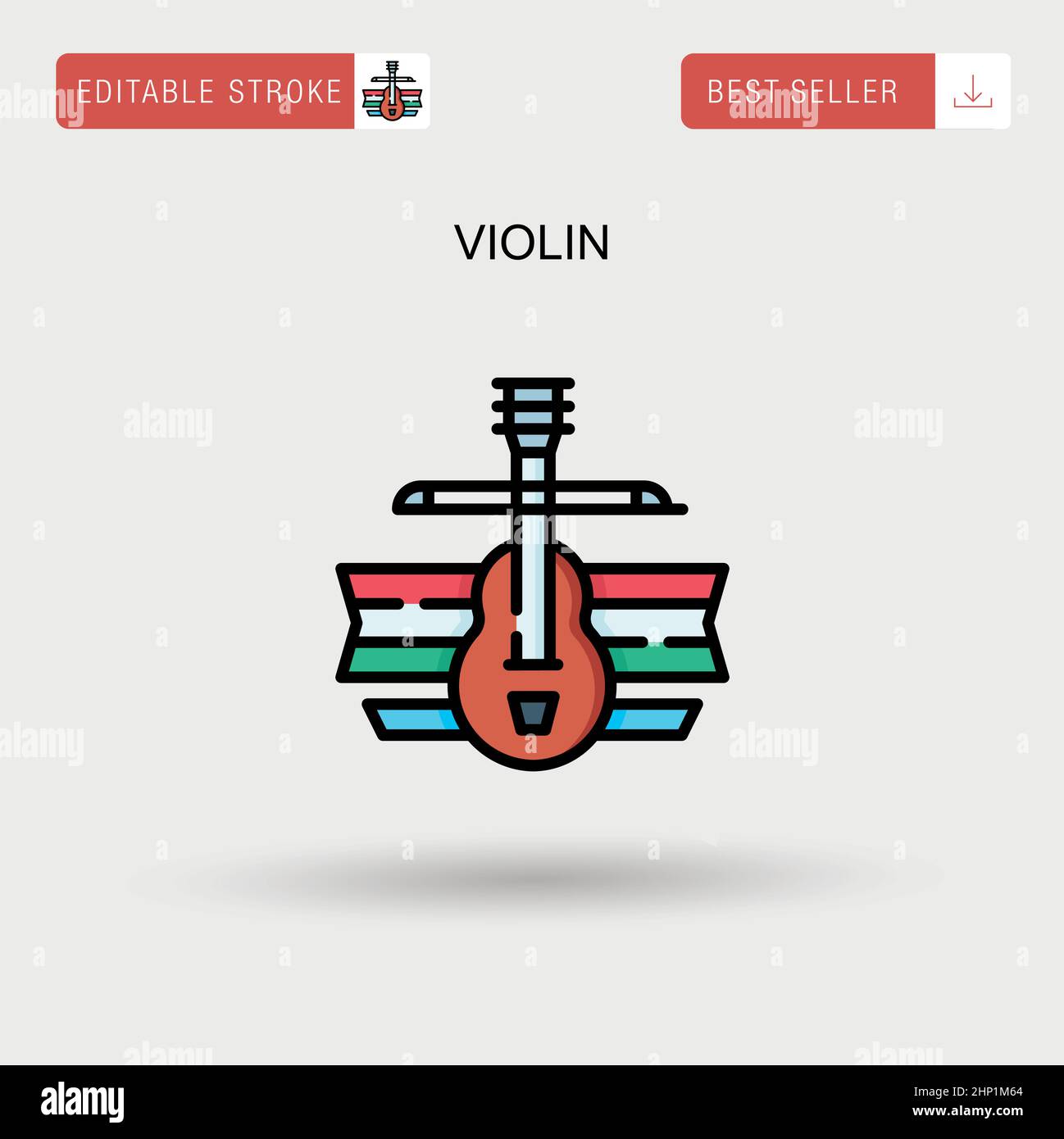 Violinist white background Stock Vector Images - Alamy