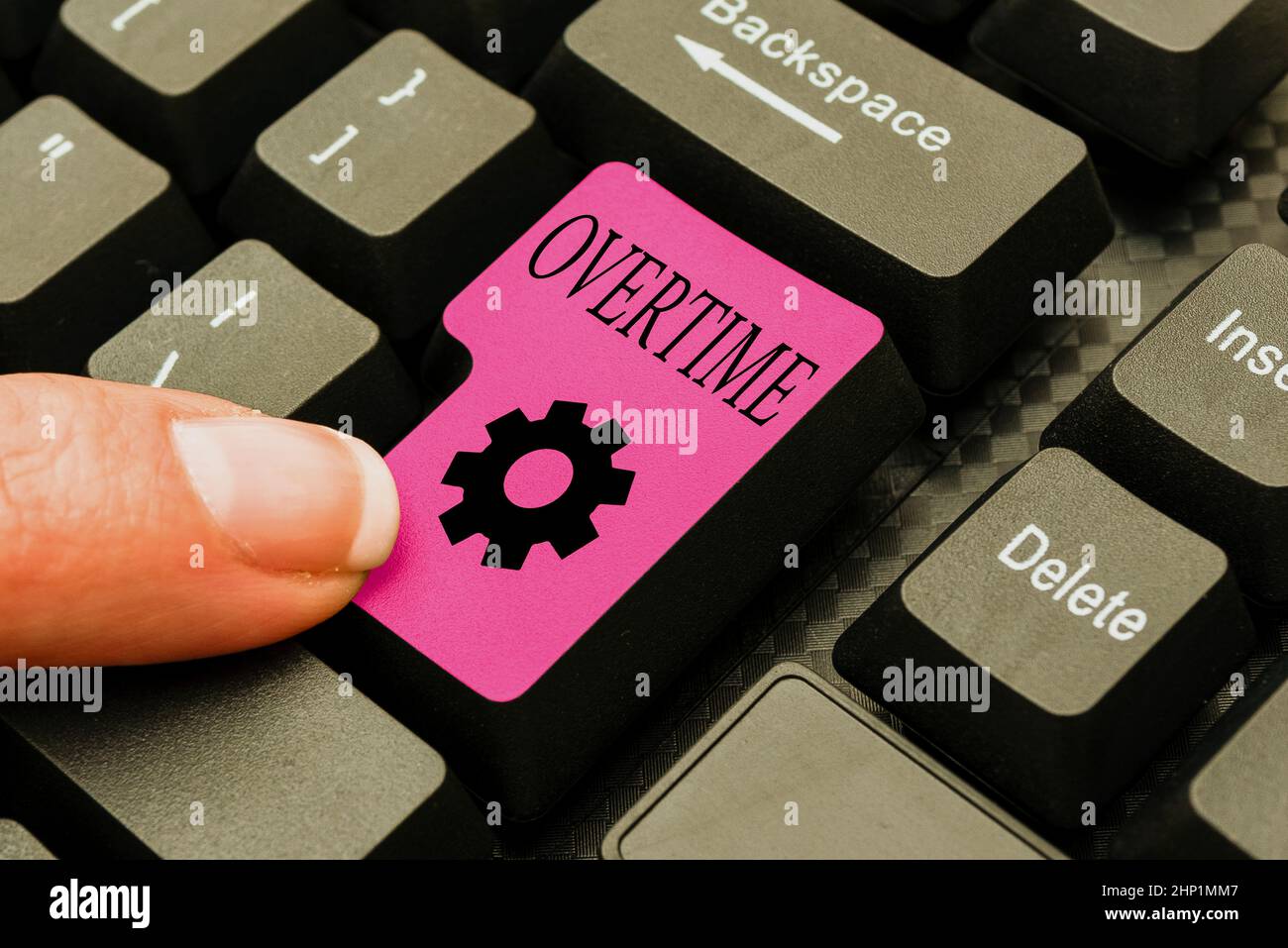 Inspiration showing sign Overtime, Word Written on Time or hours worked ...