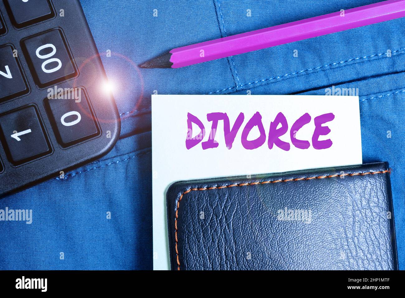 Hand Writing Sign Divorce Concept Meaning Legal Dissolution Of