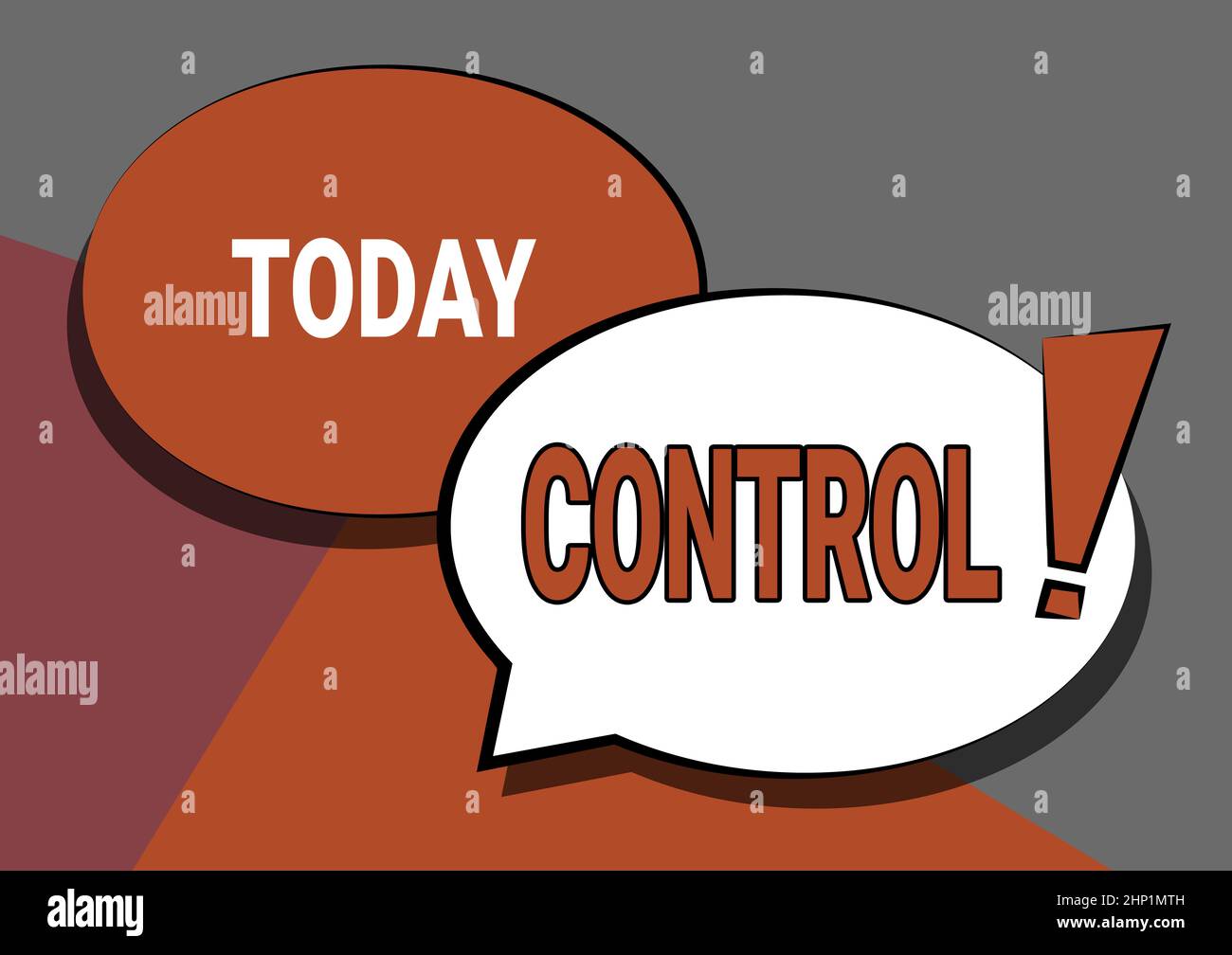 Sign displaying Control, Business showcase Power to influence direct ...