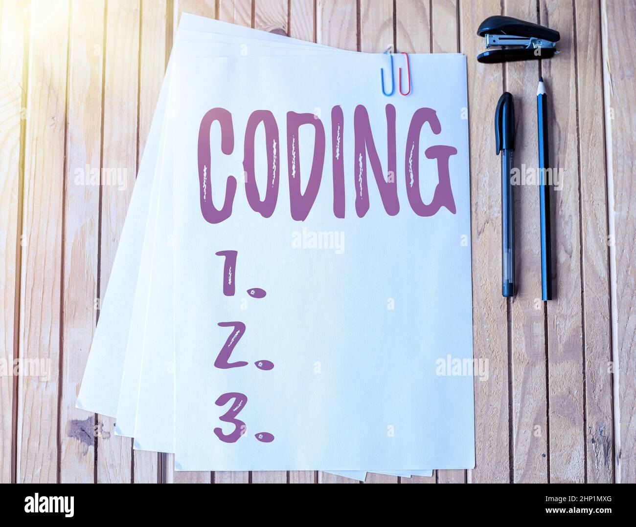 Writing Displaying Text Coding Business Showcase Assigning Code To Something For Classification
