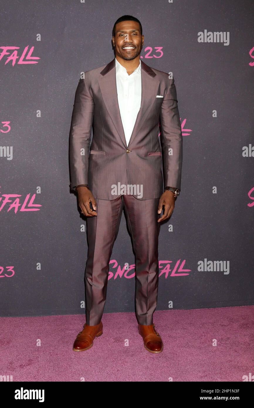 Los Angeles, CA. 17th Feb, 2022. Quincy Chad at arrivals for SNOWFALL ...