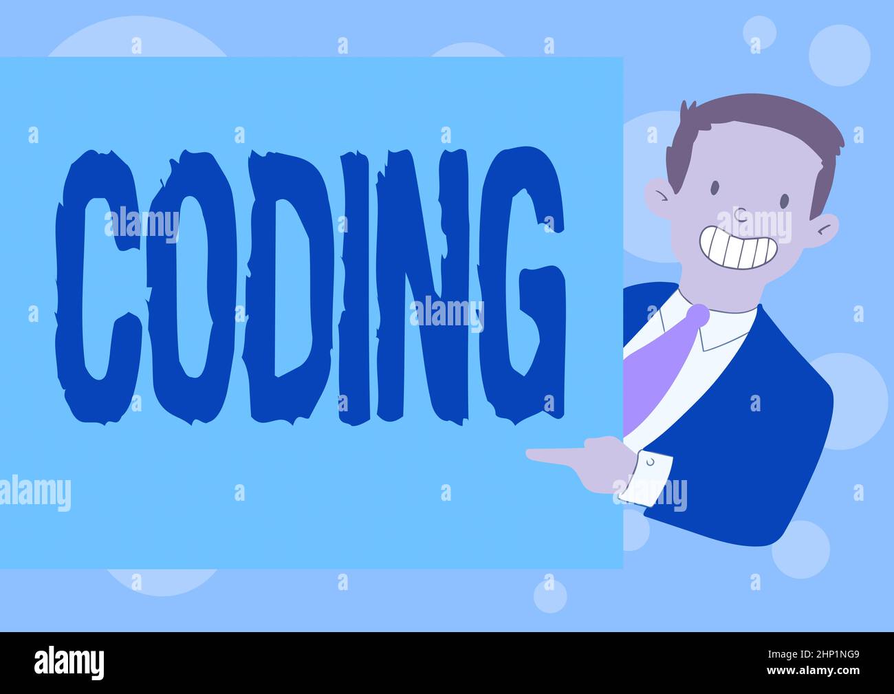 Text Sign Showing Coding Business Approach Assigning Code To Something