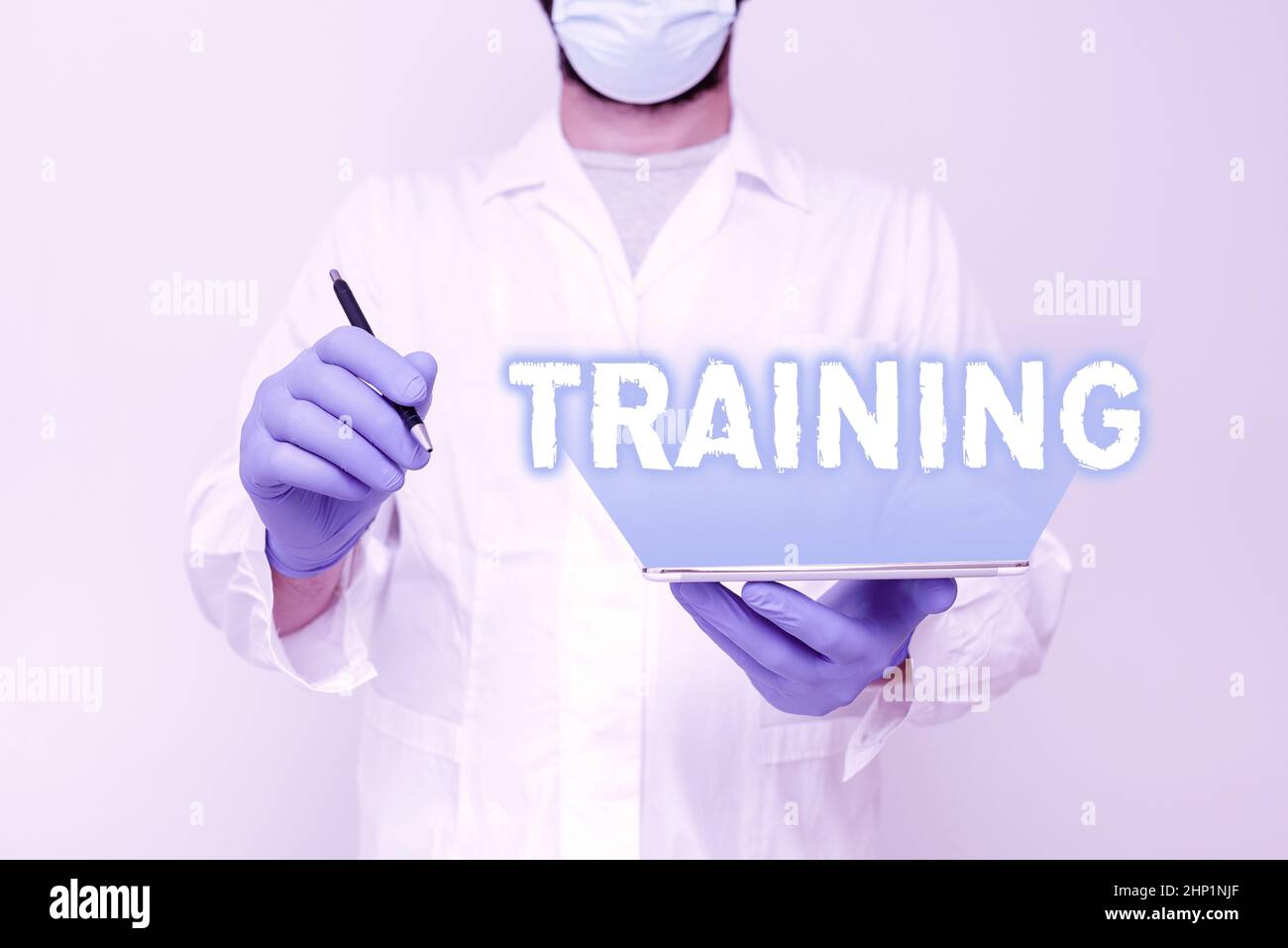 Text showing inspiration Training, Business showcase action of teaching ...