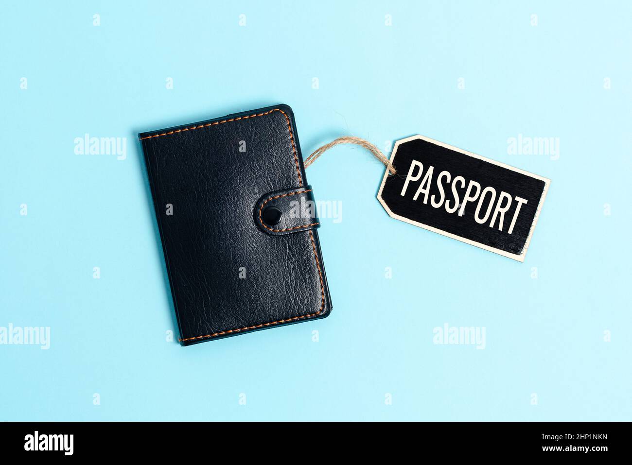 Sign displaying Passport, Business overview official document issued by ...