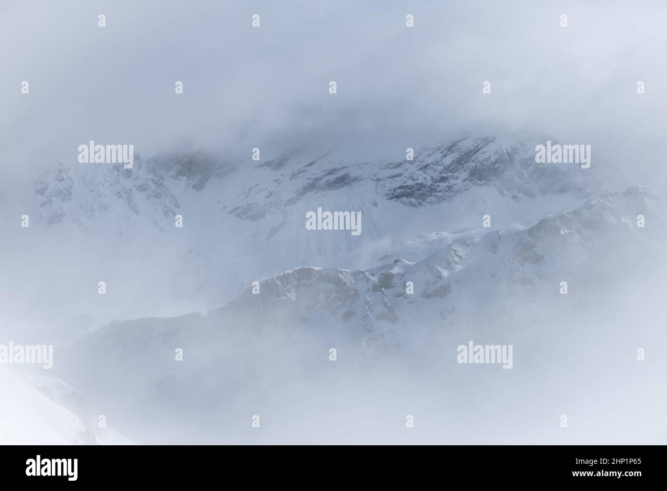 Alpine Mountains around Méribel Ski Resort, France Stock Photo - Alamy
