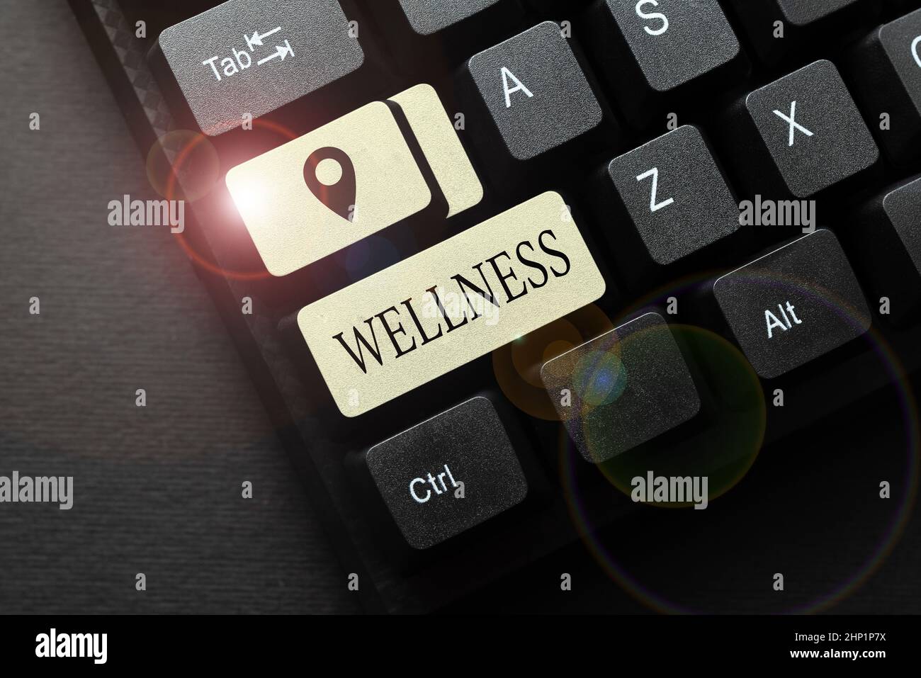 Conceptual display Wellness, Business concept state of being in good ...