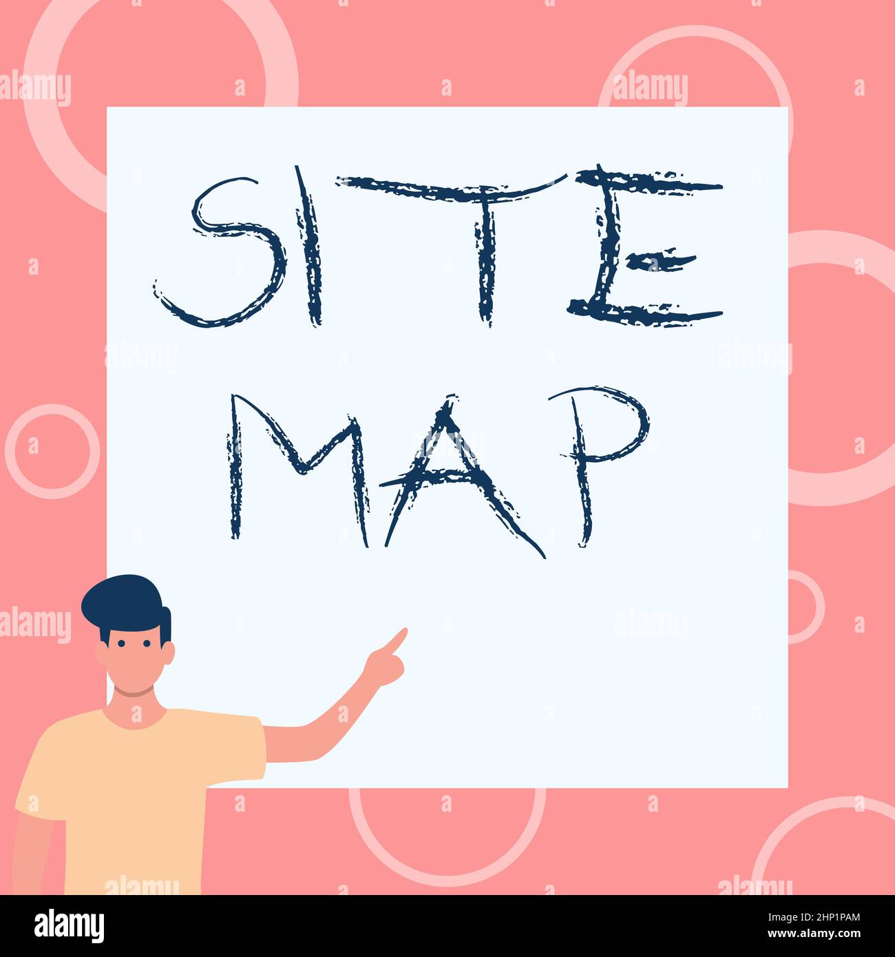 Writing displaying text Site Map, Business idea designed to help both ...