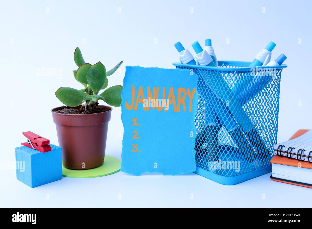 Conceptual display January, Concept meaning first month of the year and ...
