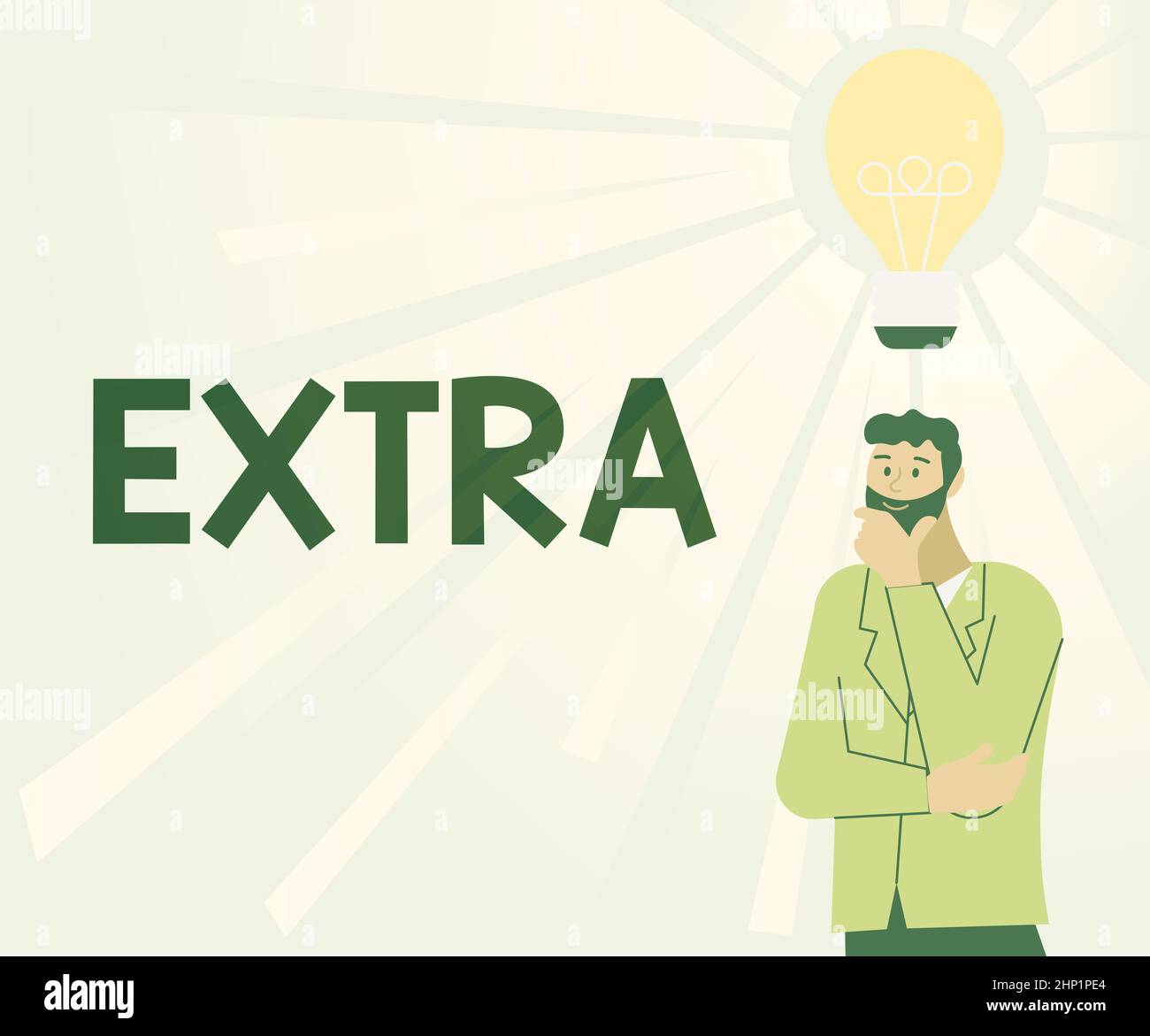 Sign displaying Extra, Word for Added to existing or usual amount ...