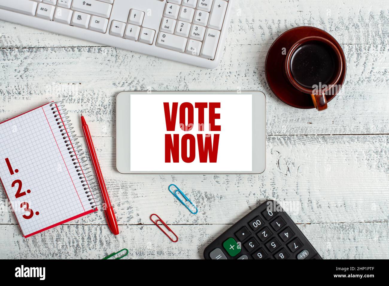 Hand writing sign Vote Now, Word Written on formal indication of choice ...