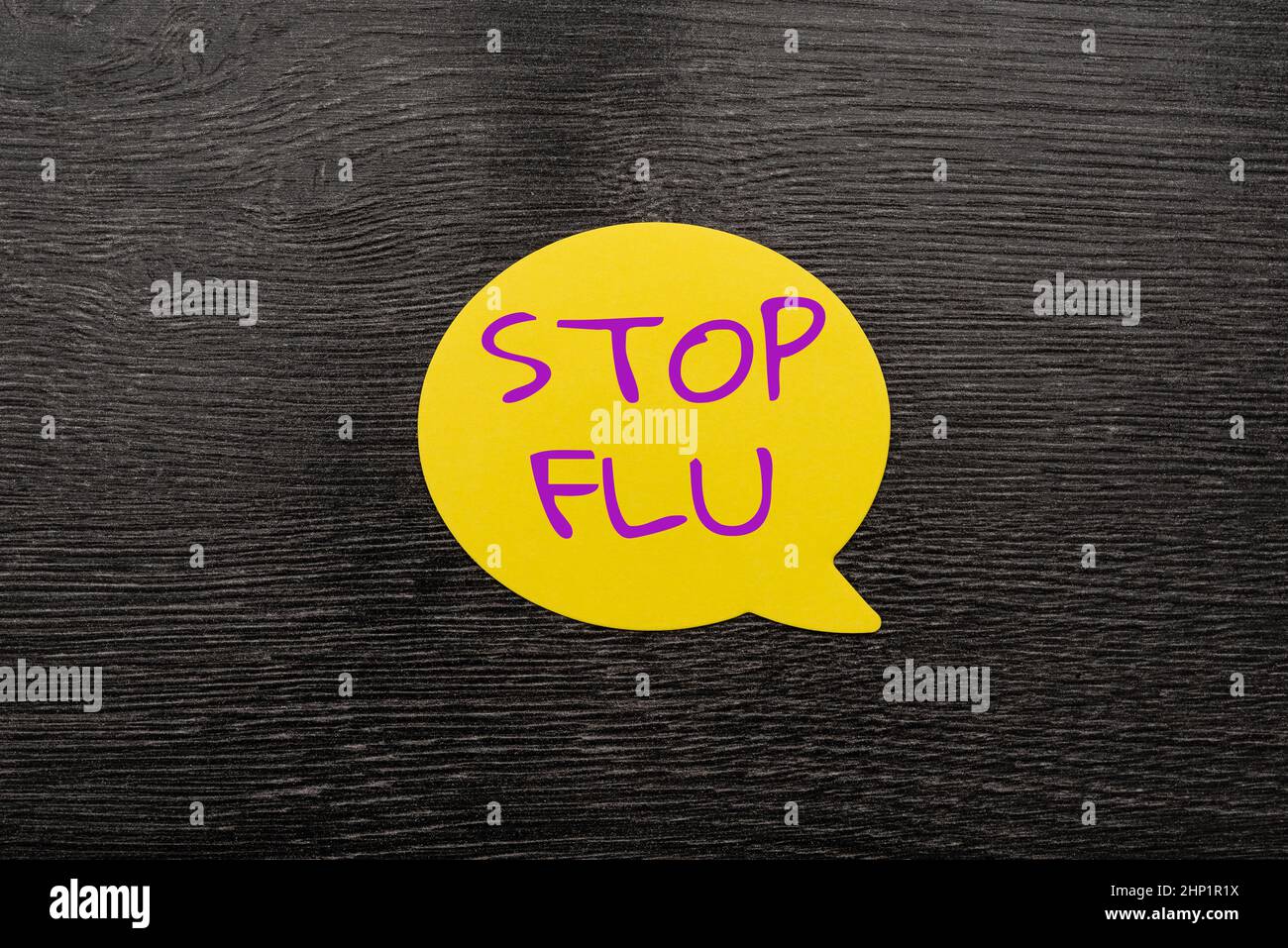 Conceptual display Stop Flu, Concept meaning Treat the contagious ...
