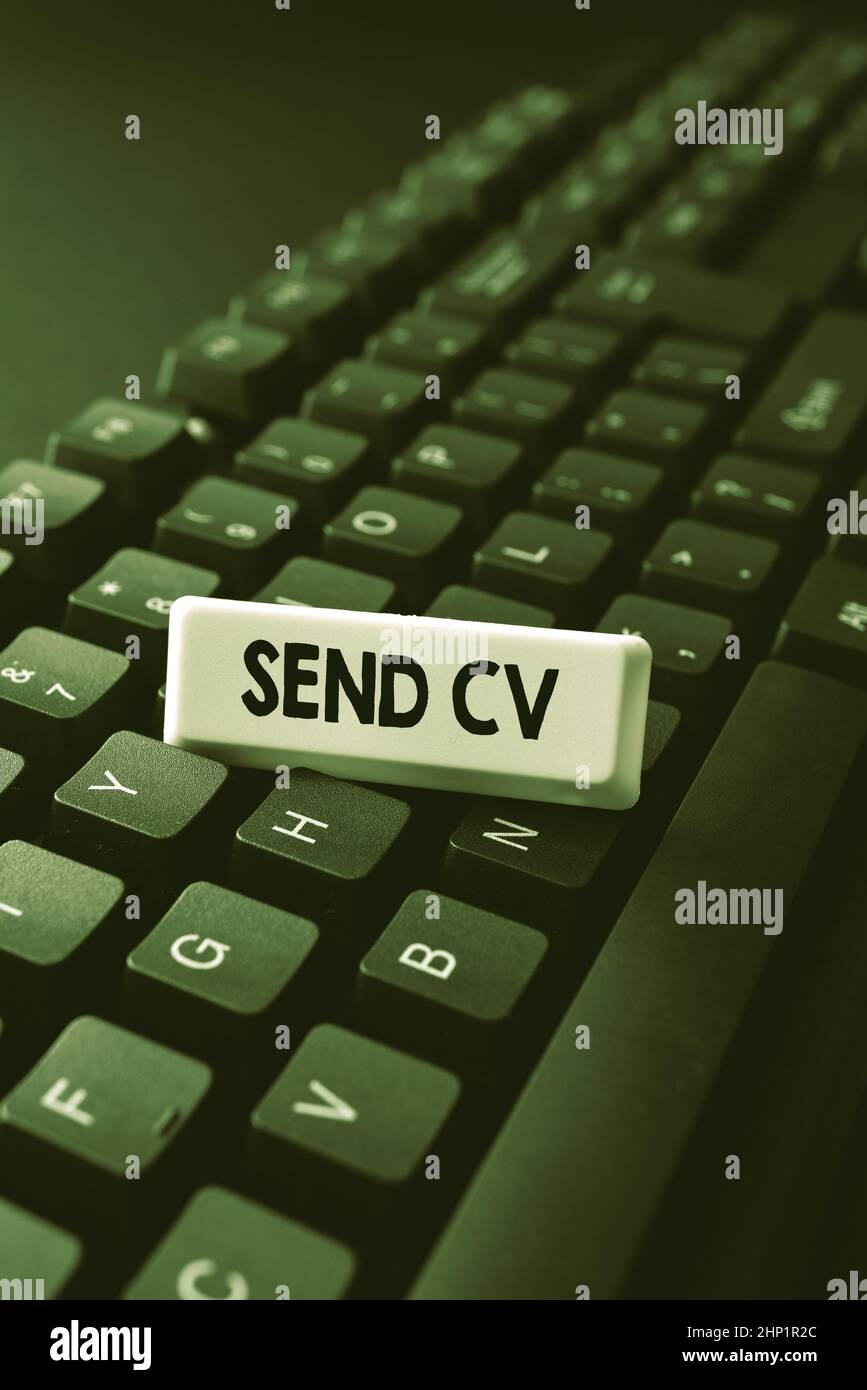 Writing displaying text Send Cv, Business concept pass resume to ... Writing displaying text Send Cv, Business concept pass resume to ...