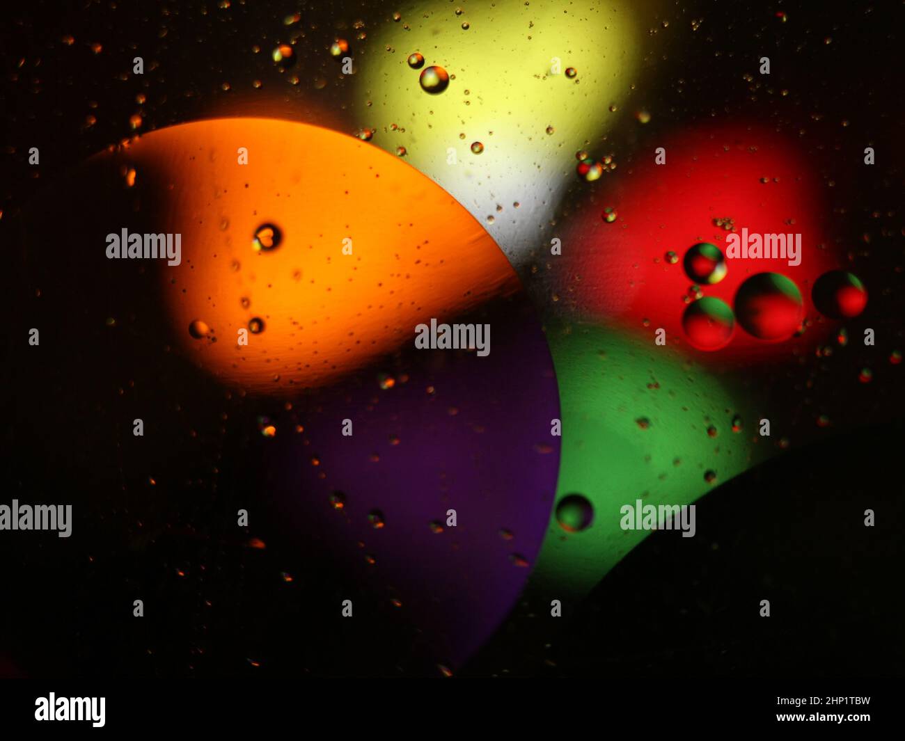 Funds different fluids abstract colors different rarities Stock Photo ...