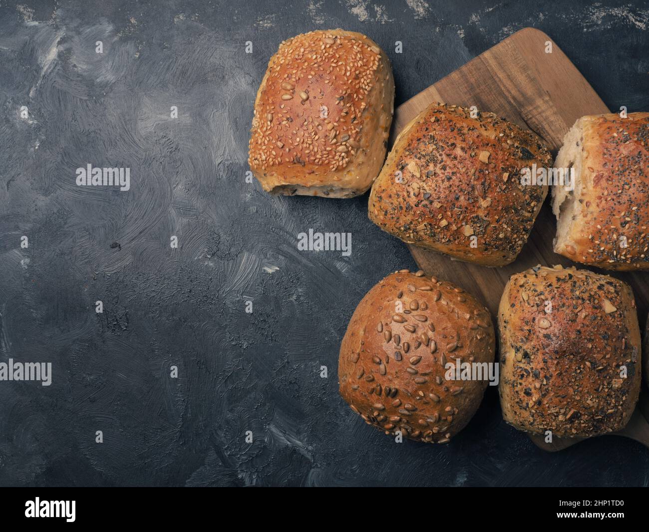 Whole grain rolls hi-res stock photography and images - Alamy