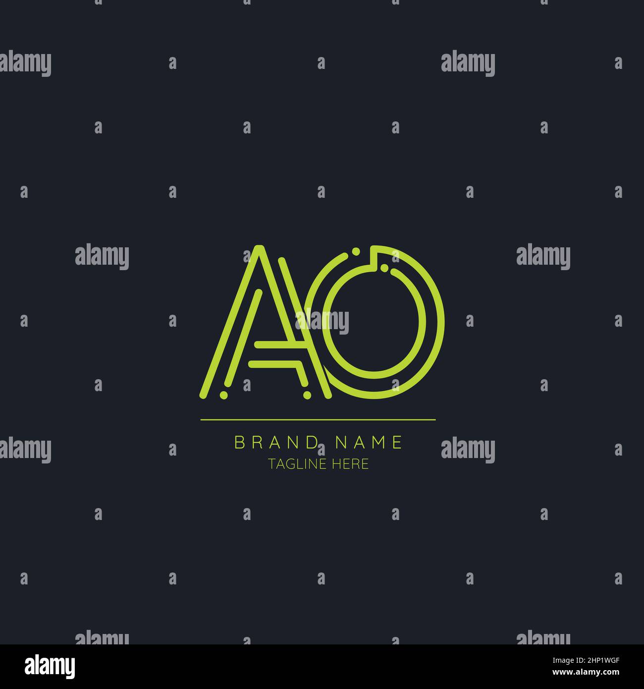 Ao tech logo hi-res stock photography and images - Alamy