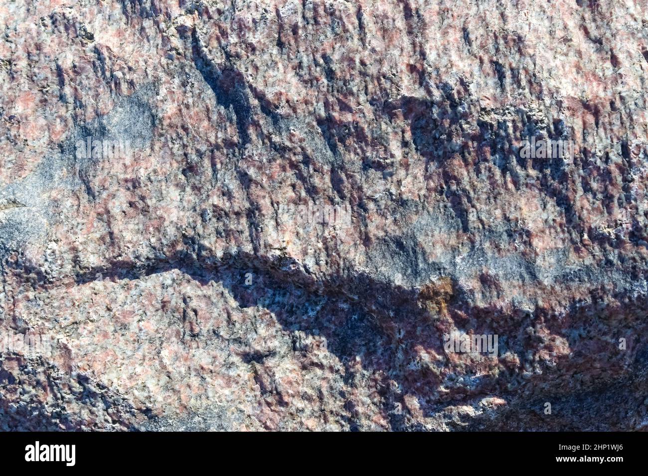 Granite stone texture in a detailed close up view in a high resolution ...