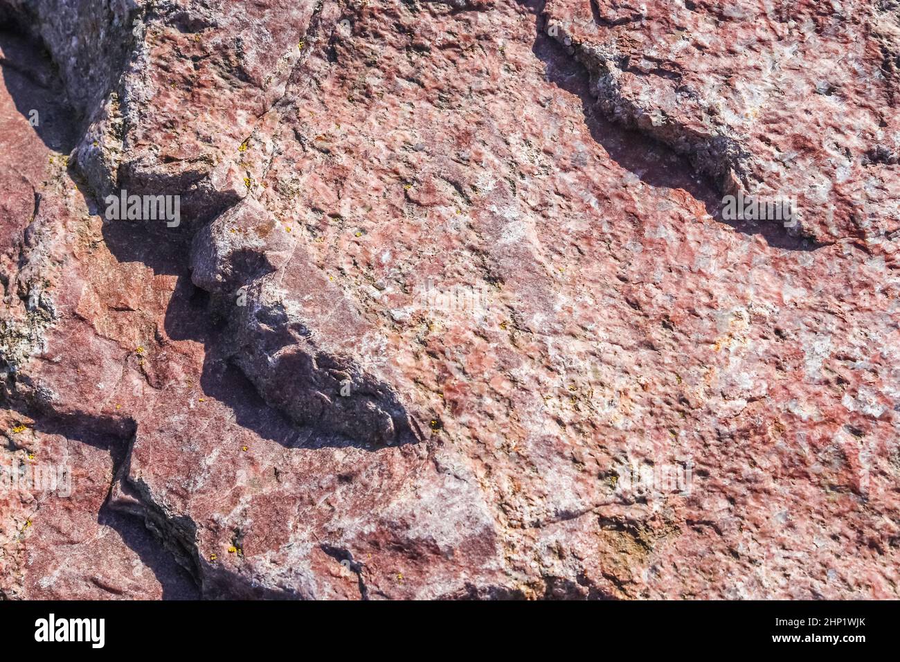 Granite stone texture in a detailed close up view in a high resolution ...