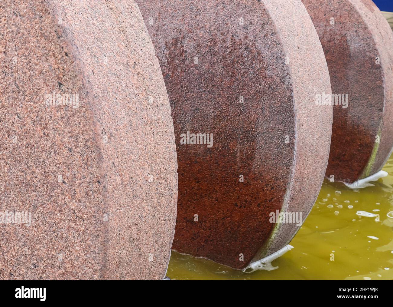 Granite stone texture in a detailed close up view in a high resolution ...