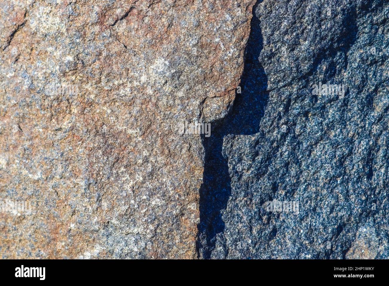 Granite stone texture in a detailed close up view in a high resolution ...