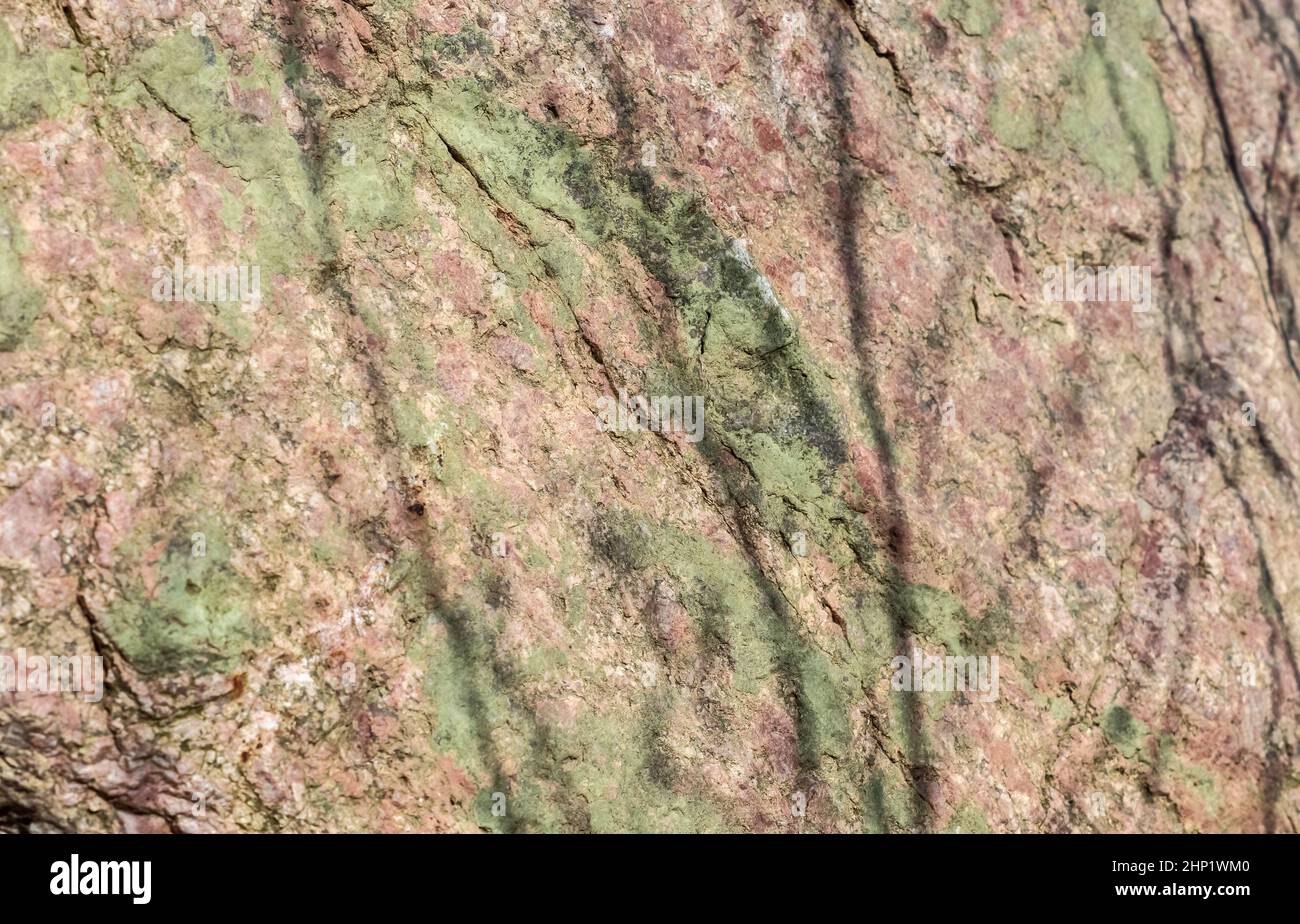 Granite stone texture in a detailed close up view in a high resolution ...