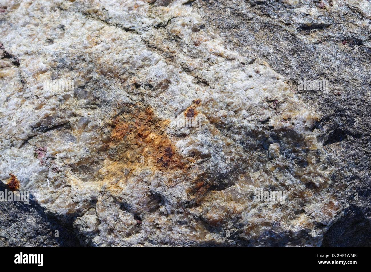 Granite stone texture in a detailed close up view in a high resolution ...