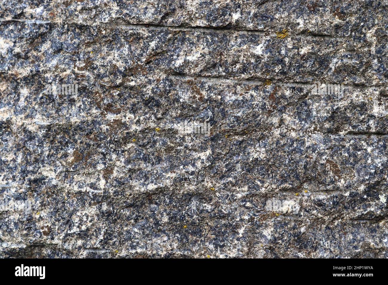 Granite stone texture in a detailed close up view in a high resolution ...