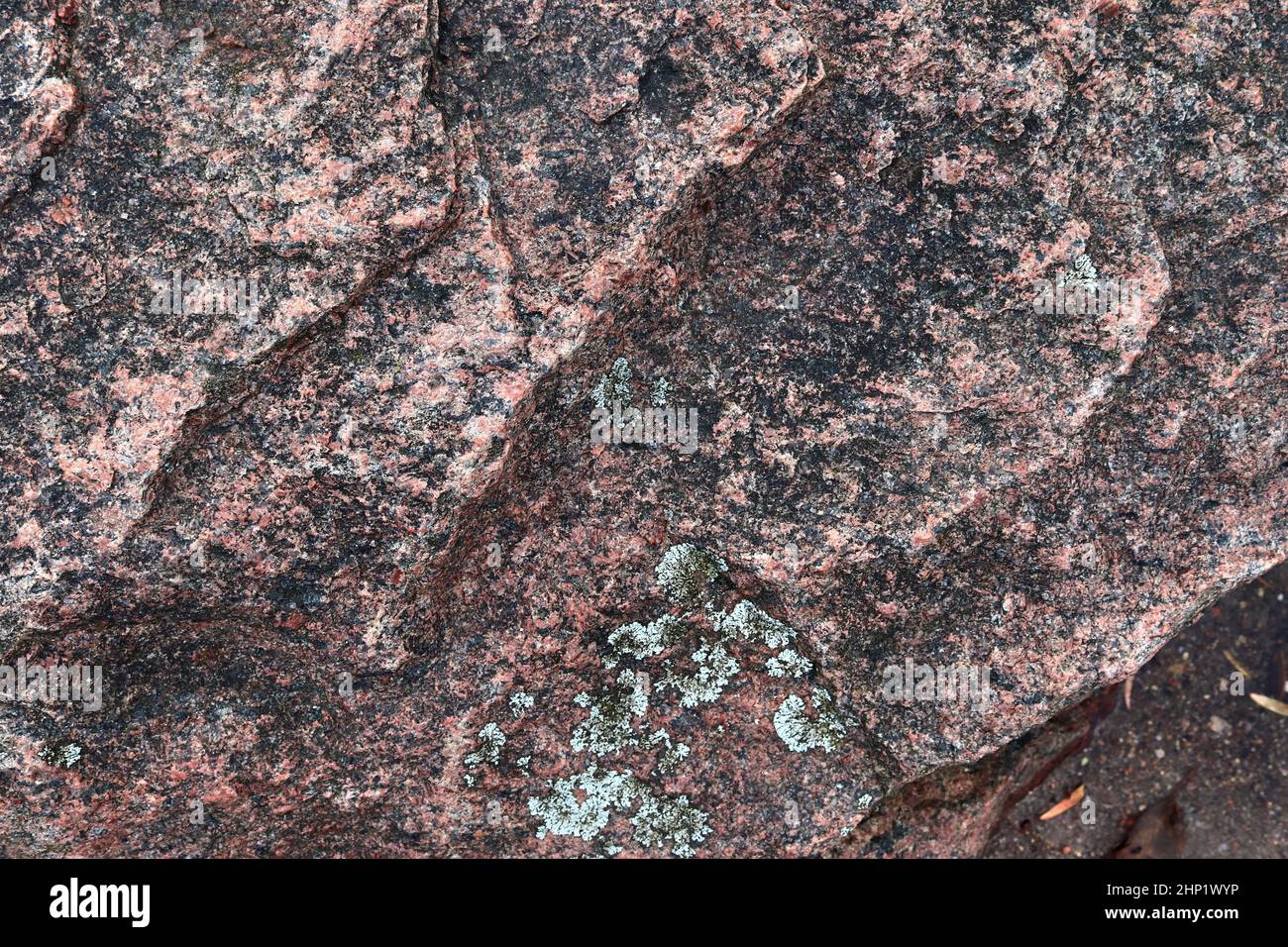 Granite stone texture in a detailed close up view in a high resolution ...