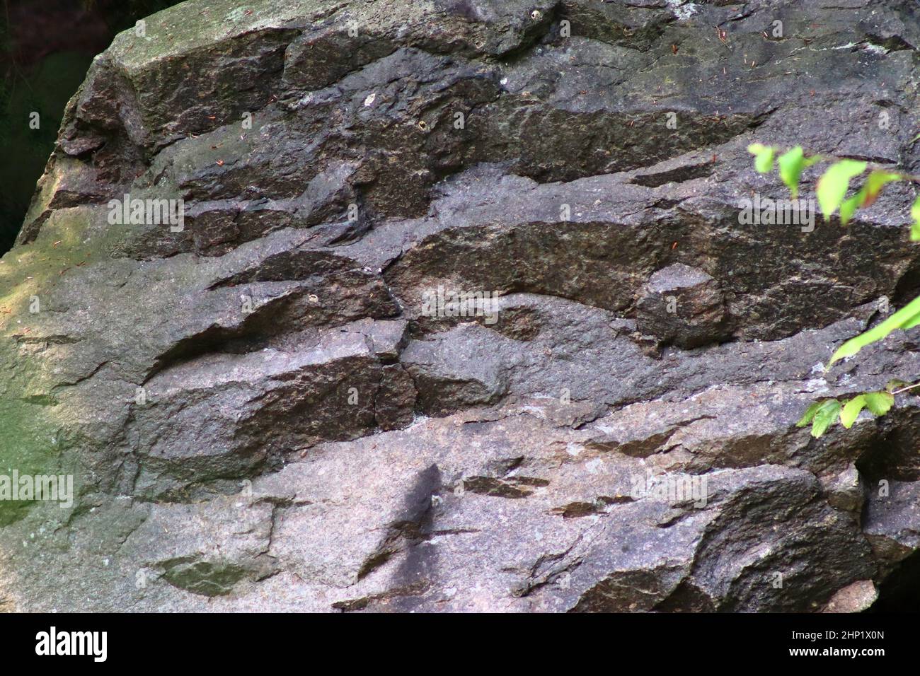 Granite stone texture in a detailed close up view in a high resolution ...