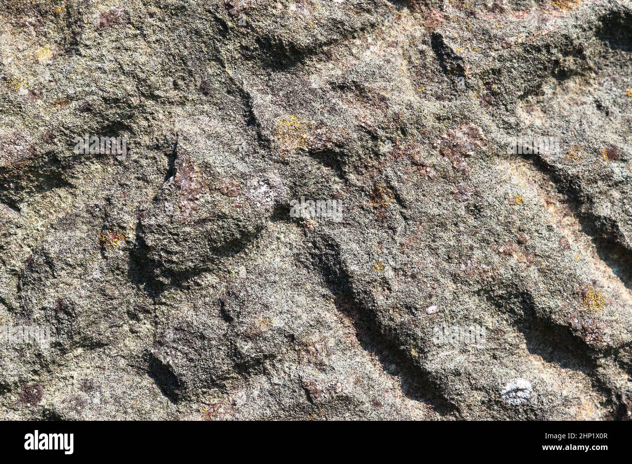 Granite stone texture in a detailed close up view in a high resolution ...
